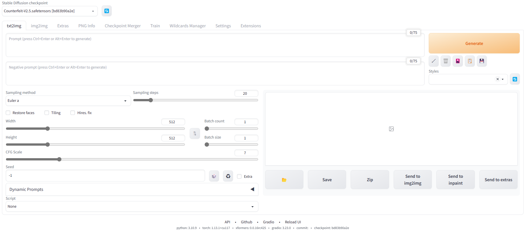 『Stable Diffusion Web UI』のインストール方法と使い方を解説！|AIイラストをはじめるファーストステップ│マヨナカログ